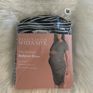 Destination Maternity | Dresses | Destination Maternity Black Striped ...